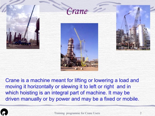Basics of crane | PPT