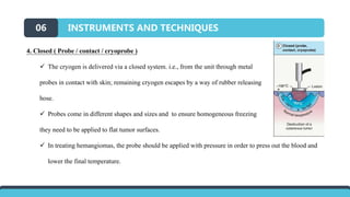Basics of cryosurgery | PPTX