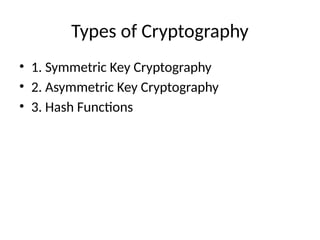 Basics_of_Cryptography presentations ppt | PPT