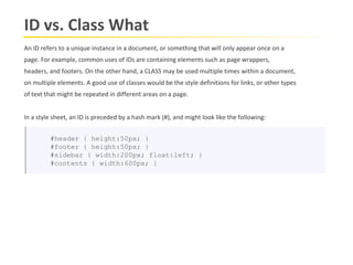 CSS Basic and Common Errors | PPT