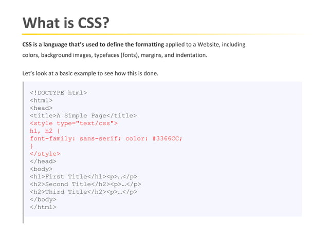 CSS Basic and Common Errors | PPT