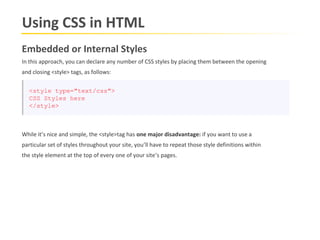 CSS Basic and Common Errors | PPT