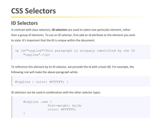 Basics Of Css And Some Common Mistakes | PPT