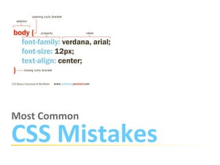 Basics Of Css And Some Common Mistakes | PPT