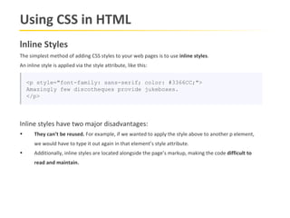 Basics Of Css And Some Common Mistakes | PPT
