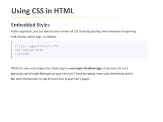 Basics Of Css And Some Common Mistakes | PPT