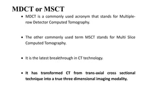 Basics of CT | PPTX