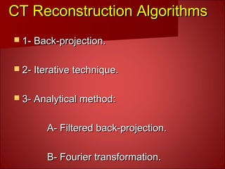 Basics of ct lecture 2 | PPT