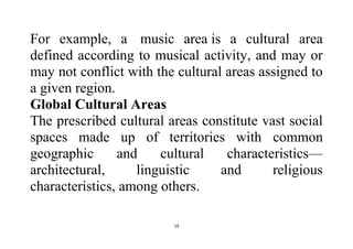Basics of Cultural Geography | PDF