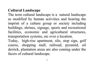 Basics of Cultural Geography | PDF