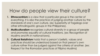 Understanding Culture, Society and Politics- BASICS OF CULTURE | PPTX