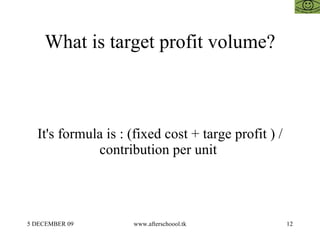 Basics Of Cvp Analysis In Financial Analysis | ODP | Business ...