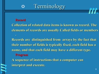 Basics of data structure | PPT