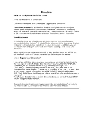 Basics+of+Datawarehousing | PDF