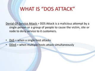 types and DOS attack & basics of denial of service.pdf