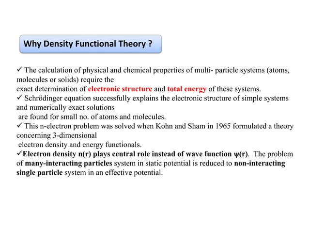 Basics of Density functional theory.pptx