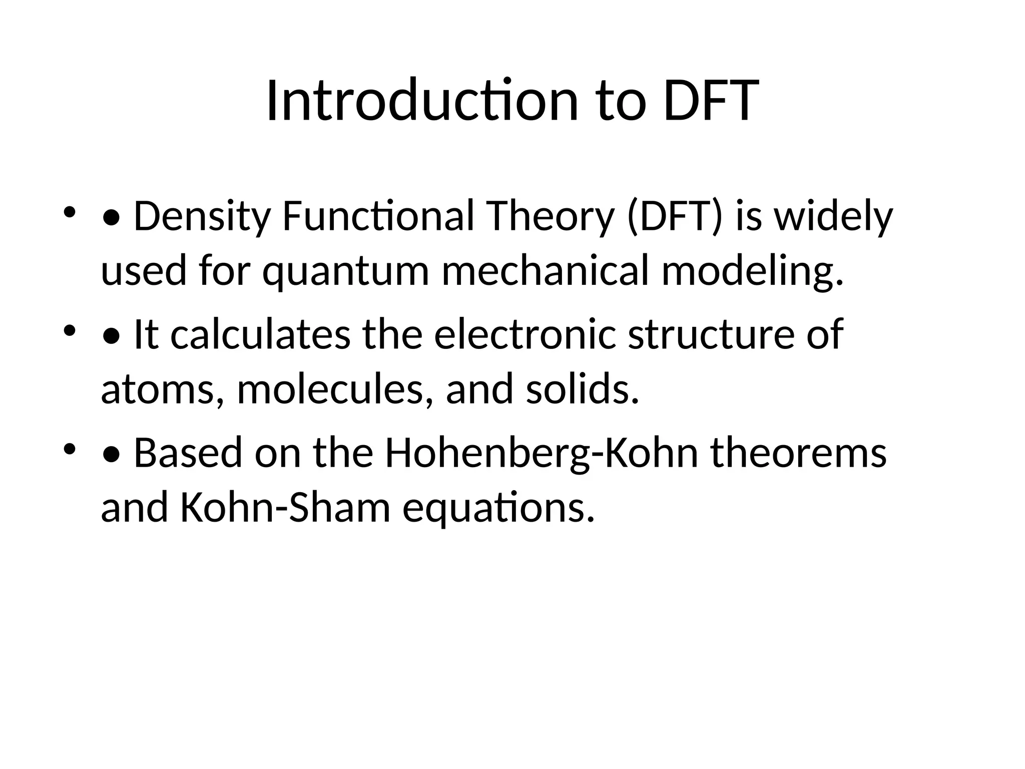 An Introduction to Density Functional Theory with Hubbard U Correction.pptx