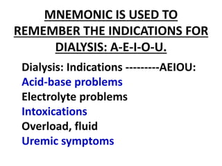 BASICS OF DIALYSIS | PPTX