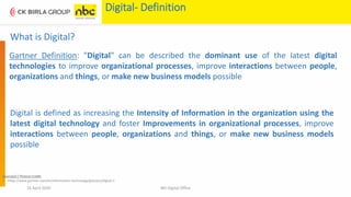 Basics of Digital - how to imbibe it into business | PDF