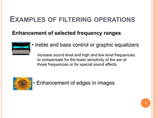 Basics of digital filters | PPTX