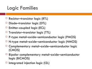 Basics of digital ic | PPT