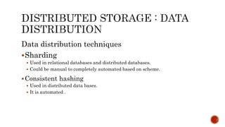 Basics of Distributed Systems - Distributed Storage | PPTX