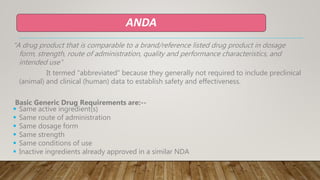 Basics of Drug Discovery and Development | PPT