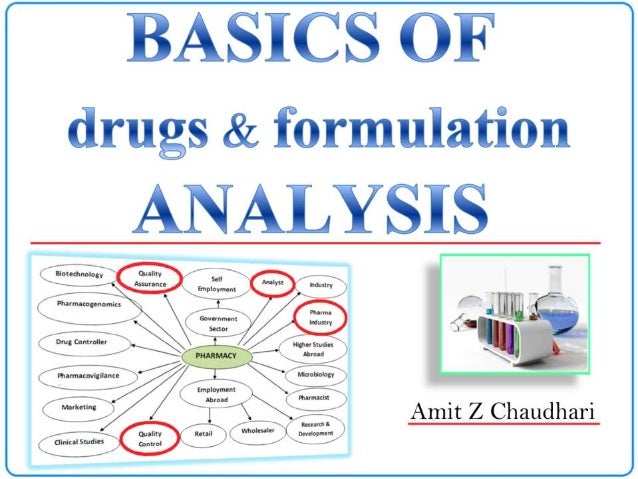 Basics of drugs and formulation analysis _ Pharmaceutical Analysis