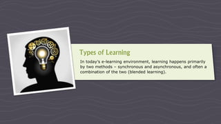Basics of E-learning | PPTX