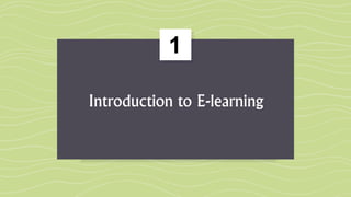 Basics of E-learning | PPTX