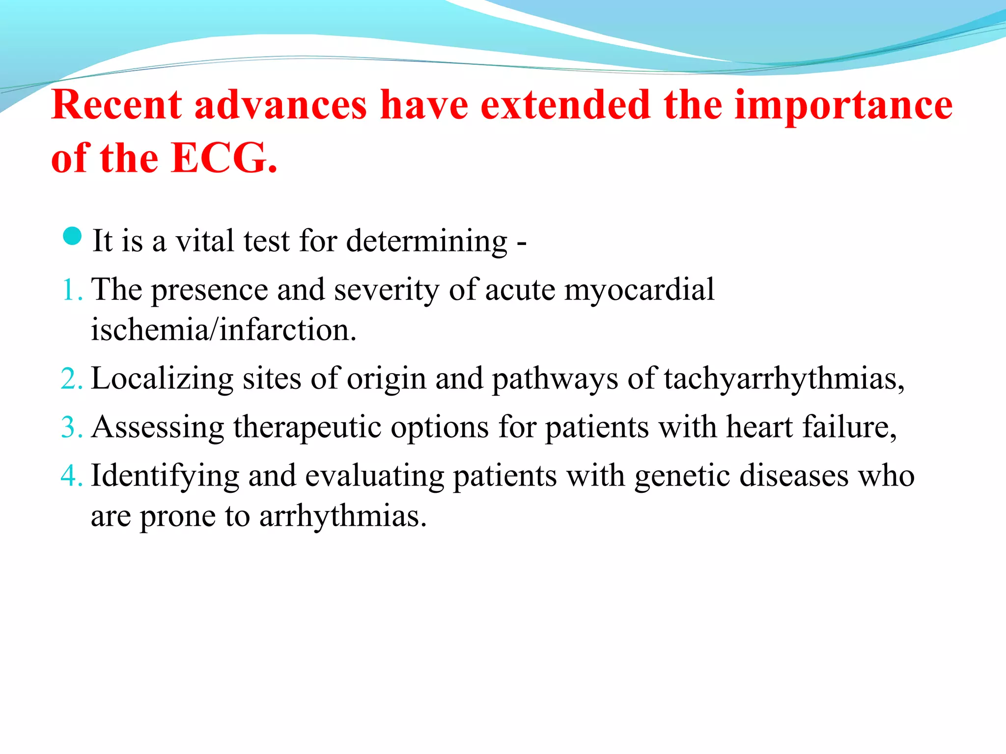 Basics of Electrocardiography(ECG) | PPT