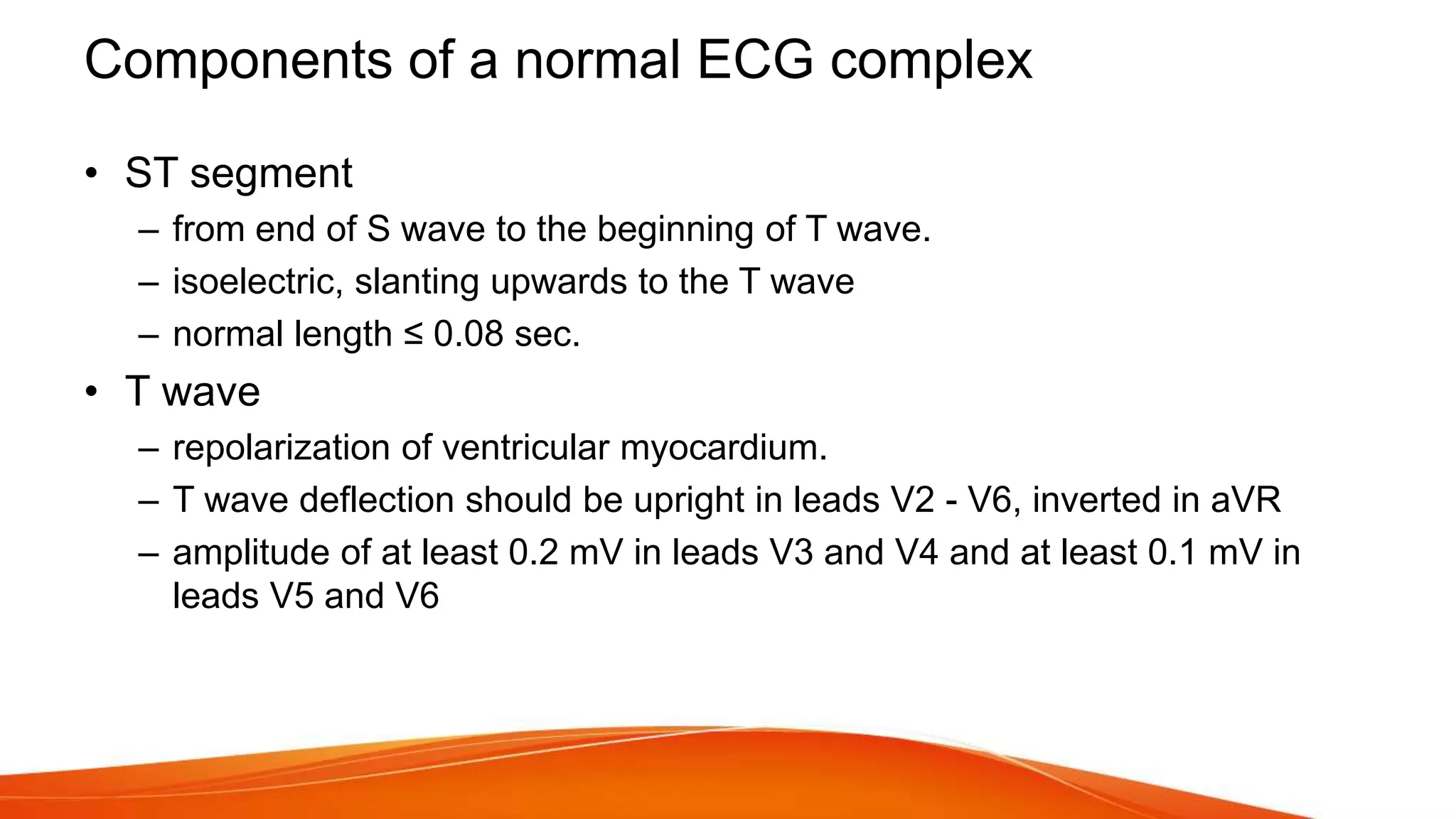 Basics of ecg | PPTX | Heart and Cardiovascular Diseases | Diseases and ...