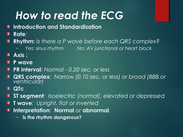 Basics of ecg interpretation by dr sai | PPT
