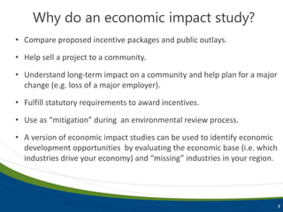 Basics of economic impact analysis | PPTX