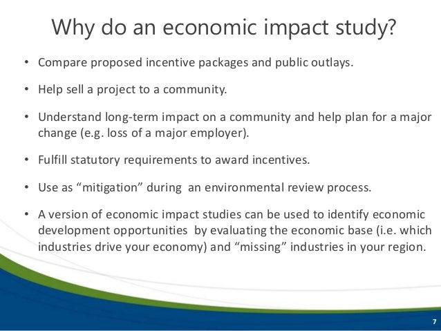 Basics of economic impact analysis