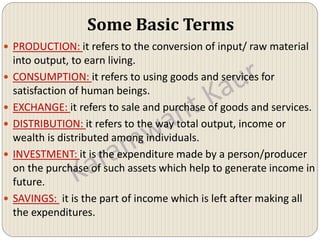 Basics of economics | PPTX