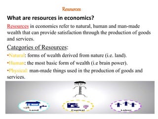 Basics of economics | PPT