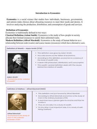 Basics of economics with Examples and case studies | PPTX