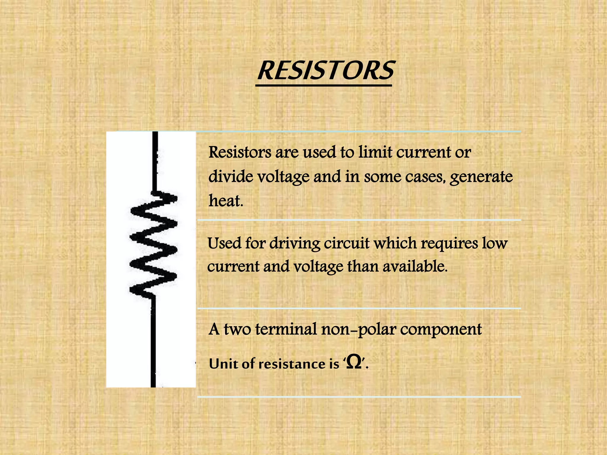 Basics of Electronics | PPSX