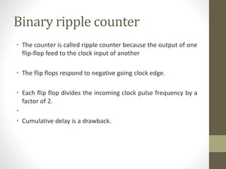 Digital Electronics - Counters | PPTX