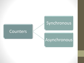 Digital Electronics - Counters | PPTX