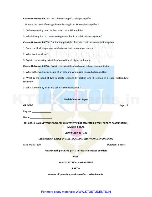 Basics of electrical_and_electronics-2019-syllabus-ktustudents.in
