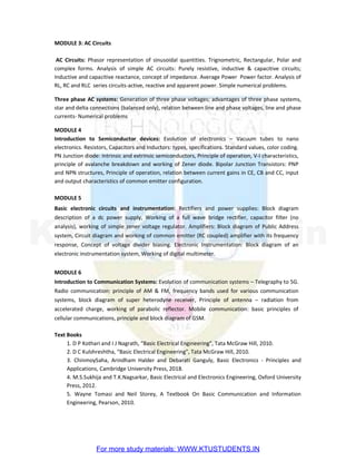 Basics of electrical_and_electronics-2019-syllabus-ktustudents.in
