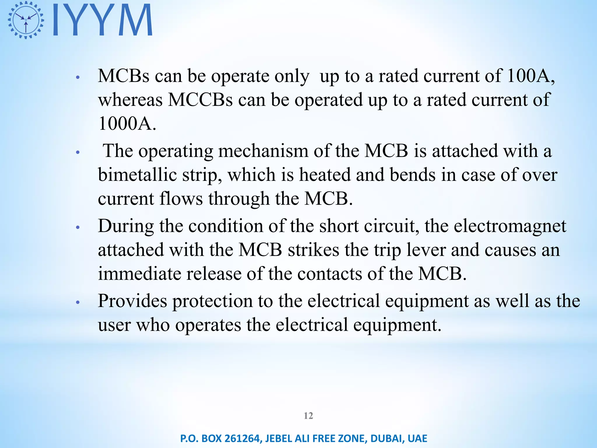 Basics of electrical control panel | PPTX