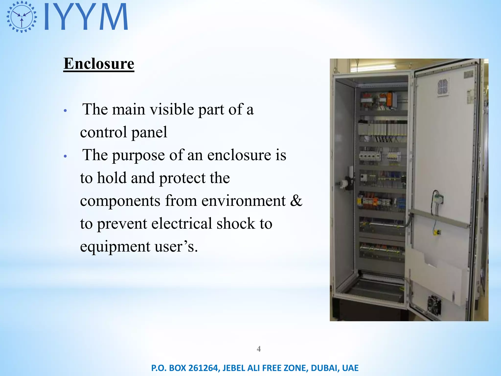 Basics of electrical control panel | PPTX