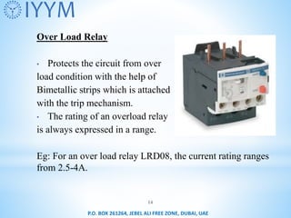 Basics of electrical control panel | PPTX