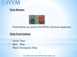 Basics of electrical control panel | PPTX
