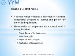 Basics of electrical control panel | PPTX