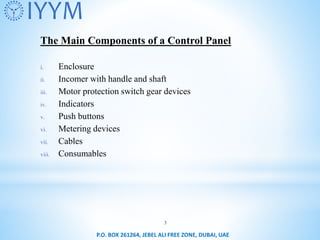 Basics of electrical control panel | PPTX