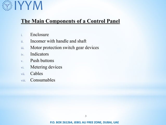 Basics of electrical control panel | PPTX | Home Appliances | Home & Garden